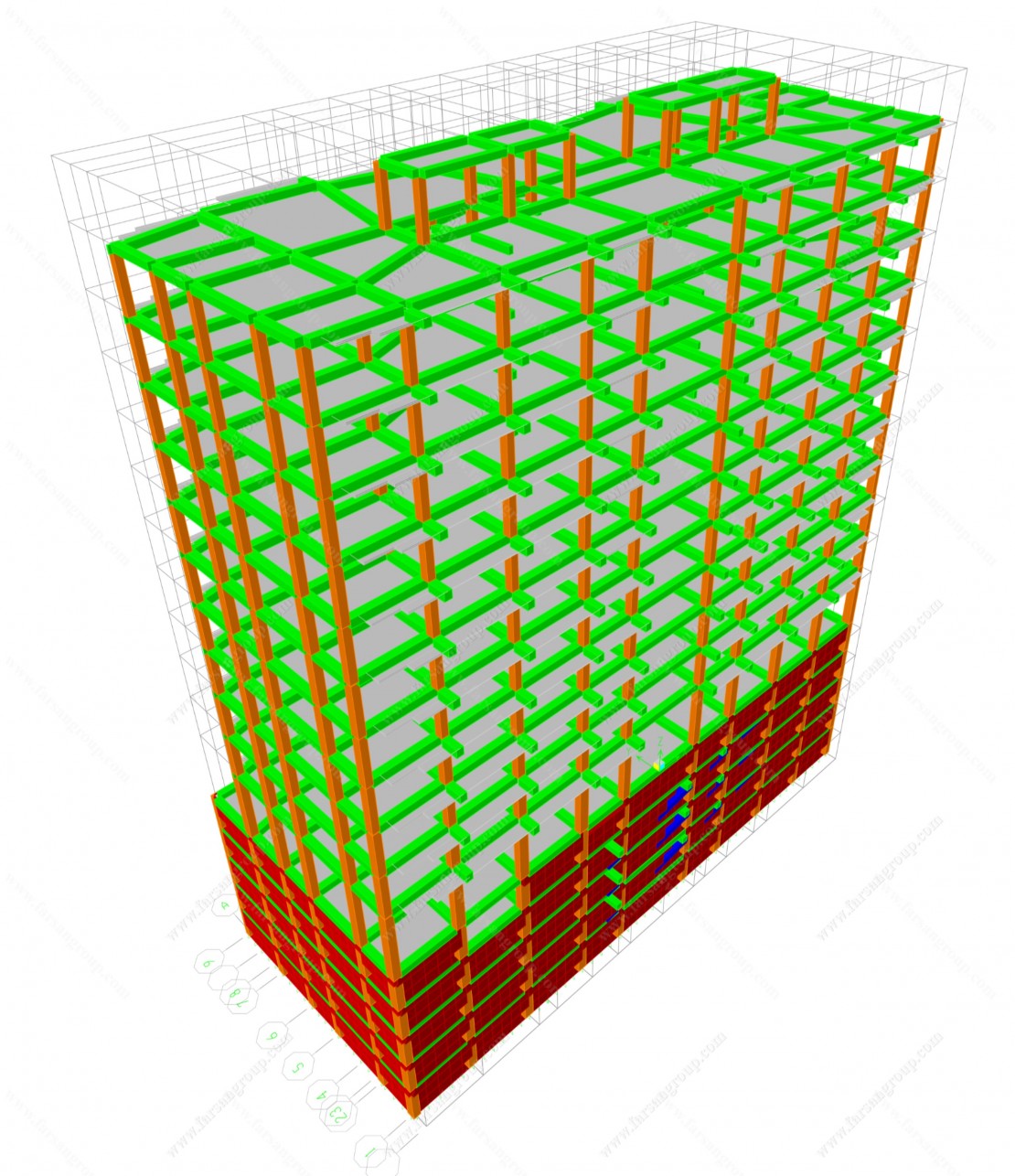 برج باغ شفق - گروه مهندسی فرسان